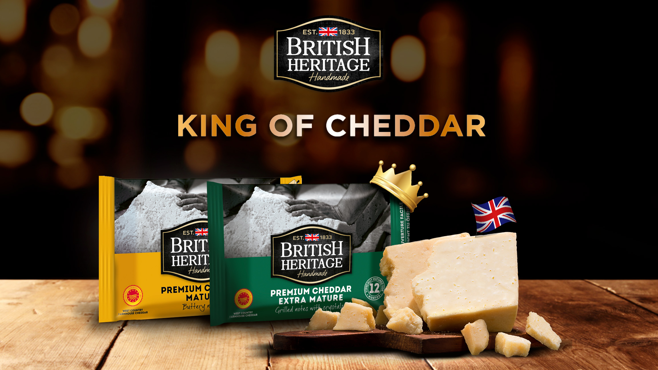 Sois le KING du Cheddar avec des photos royales ! - British Heritage