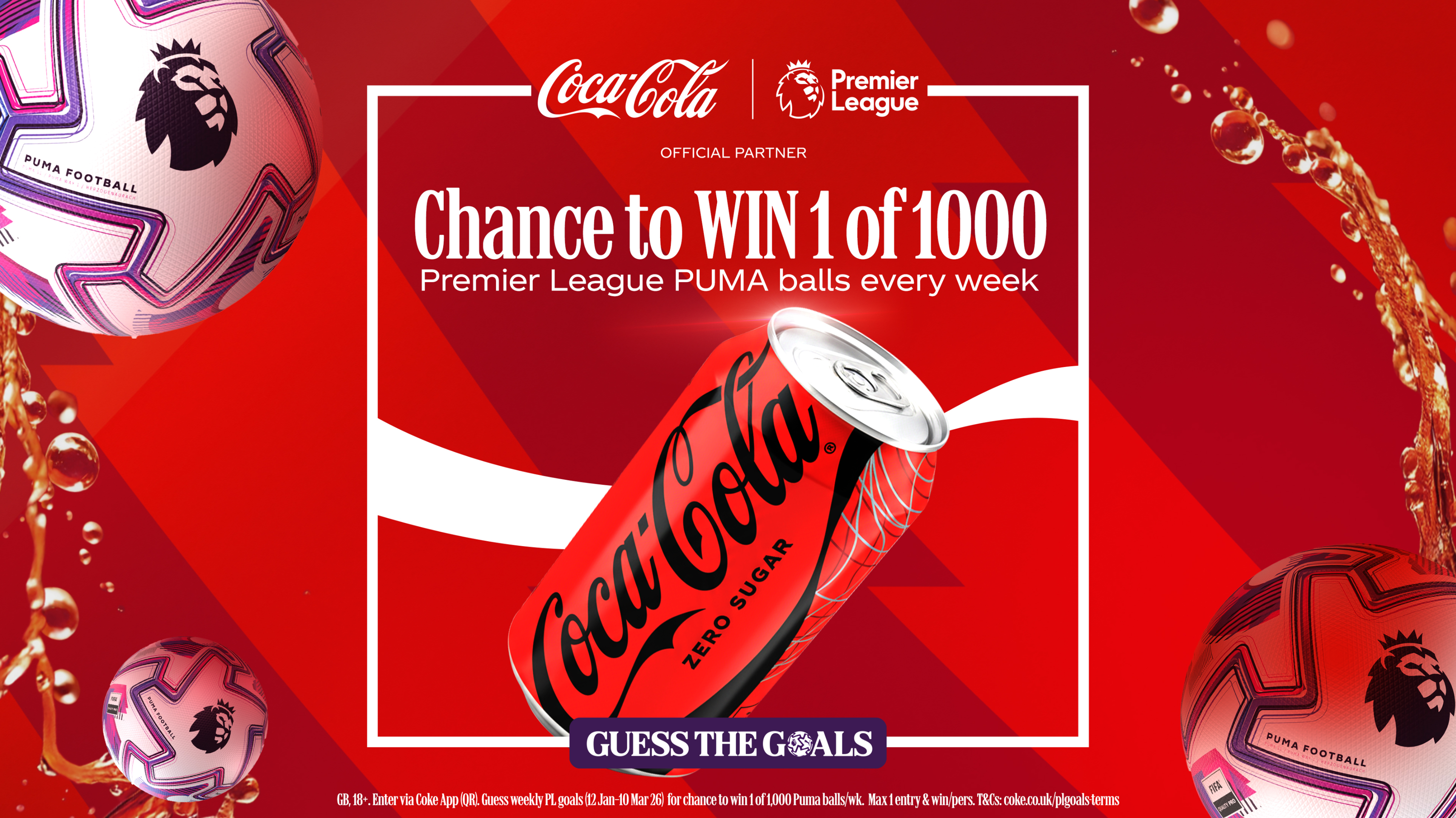 Ready for kick off? - Coca-Cola in Partnership with Premier League.